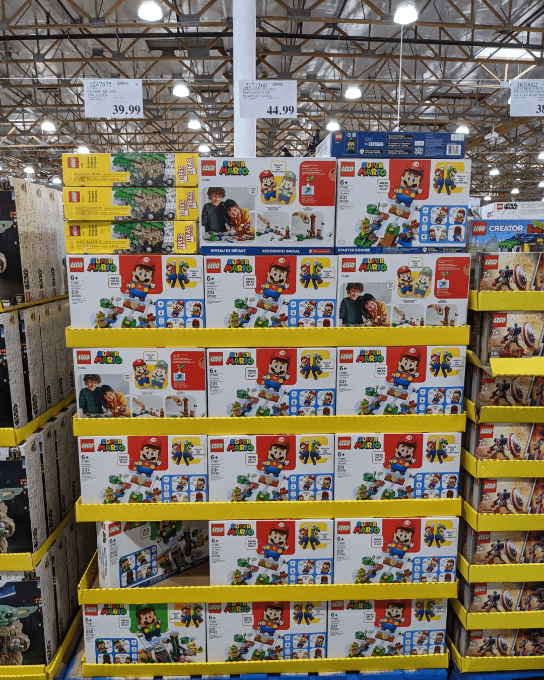 LEGO Super Mario, Star Wars, and Marvel Sale at Costco