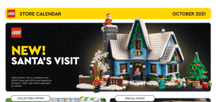 LEGO Store Calendar for October 2021 - The Brick Parent